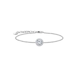 Thomas Sabo Armband Damen Gr&ouml;&szlig;e 19 silber / transparent