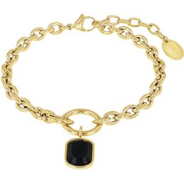 s.Oliver Armband Damen Gr&ouml;&szlig;e One Size gold / schwarz