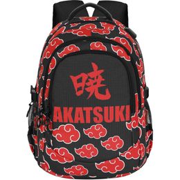 Naruto Rucksack Jungen Gr&ouml;&szlig;e One Size rot / schwarz / wei&szlig;