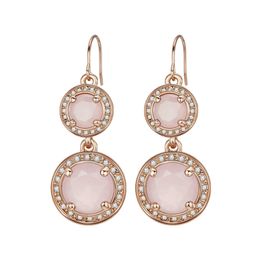 Lulu & Jane Lulu & Jane Ohrringe Damen Gr&ouml;&szlig;e One Size rosegold / rosa