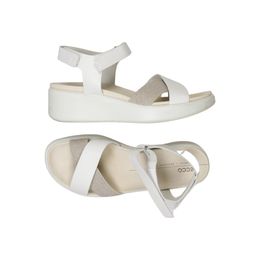 Ecco Sandalen Damen Gr&ouml;&szlig;e 39 wei&szlig;