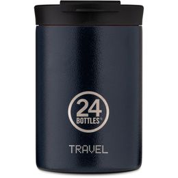 24Bottles Trinkbecher 'Travel' Herren Gr&ouml;&szlig;e one size beige / dunkelblau