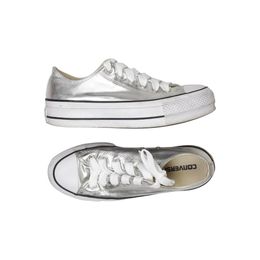 Converse Sneaker Damen Gr&ouml;&szlig;e 39.5 Second Hand silber