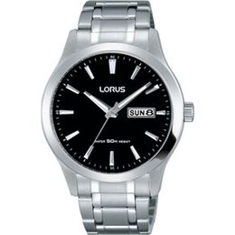 Lorus Analoguhr Damen Gr&ouml;&szlig;e One Size schwarz / silber