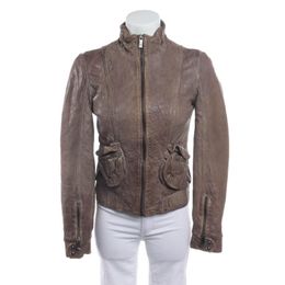 BOSS Lederjacke / Ledermantel Damen Gr&ouml;&szlig;e XS hellbraun