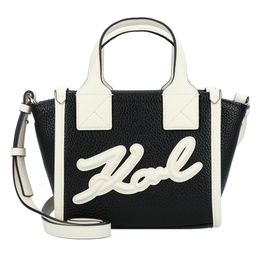 K by KARL LAGERFELD Karl Lagerfeld Handtasche 'Essentials' Damen Gr&ouml;&szlig;e One Size schwarz / wei&szlig;