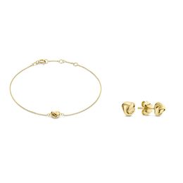 Beloro Jewels Schmuckset Damen Gr&ouml;&szlig;e One Size gold