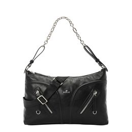 Replay Schultertasche Damen Gr&ouml;&szlig;e One Size schwarz / silber