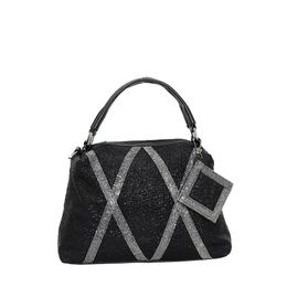 NAEMI Handtasche Damen Gr&ouml;&szlig;e One Size schwarz / silber