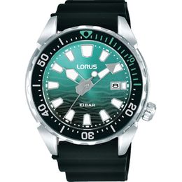 Lorus Uhr Herren Gr&ouml;&szlig;e One Size t&uuml;rkis / schwarz / silber