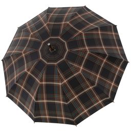 doppler MANUFAKTUR Regenschirm 'Kastanien' Herren Gr&ouml;&szlig;e One Size beige / braun / petrol / schwarz