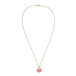 Elli Kette 'Muschel' Damen Gr&ouml;&szlig;e 45 gold / pink
