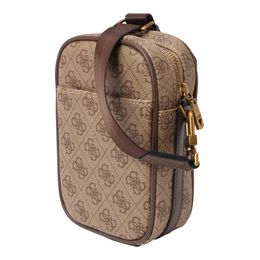 Guess Umh&auml;ngetasche 'MILANO CROSSBODY MICRO' Herren Gr&ouml;&szlig;e One Size beige / schoko