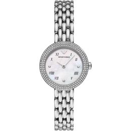 Emporio Armani Uhr Damen Gr&ouml;&szlig;e One Size silber / offwhite