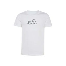adidas Sportswear T-Shirt M&auml;dchen Gr&ouml;&szlig;e 152 schwarz / wei&szlig;