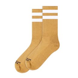 American Socks Socken 'Mustard' Herren Gr&ouml;&szlig;e 19/55 gelb