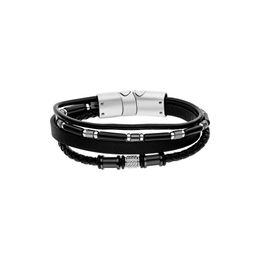 STEELWEAR Armband Herren Gr&ouml;&szlig;e One Size schwarz / silber