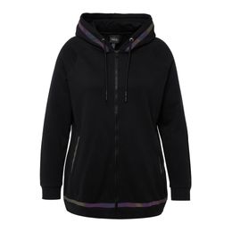 Ulla Popken Sweatjacke Damen Gr&ouml;&szlig;e XL/XXL schwarz
