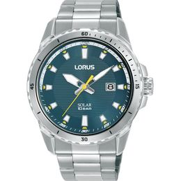 Lorus Uhr 'Solar' Herren Gr&ouml;&szlig;e One Size blau / silber / wei&szlig;