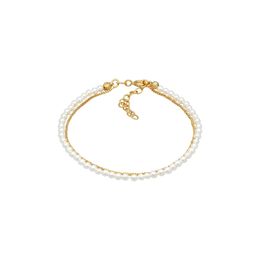 Elli Armband Damen Gr&ouml;&szlig;e 16 gold / perlwei&szlig;