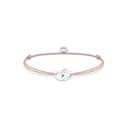 Thomas Sabo Armband 'Herzen' Damen Gr&ouml;&szlig;e One Size altrosa / silber