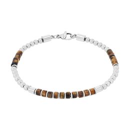 Amor Armband Herren Gr&ouml;&szlig;e One Size cognac / silber
