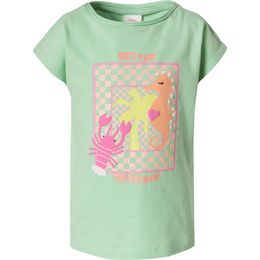 s.Oliver T-Shirt M&auml;dchen Gr&ouml;&szlig;e 92/98 gelb / gr&uuml;n / lachs / pink
