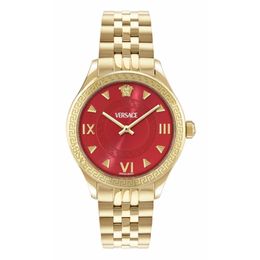 Versace Uhr Damen Gr&ouml;&szlig;e One Size gold / feuerrot