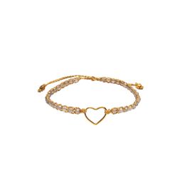 Samapura Jewelry Armband Damen Gr&ouml;&szlig;e 16 beige / champagner / gold