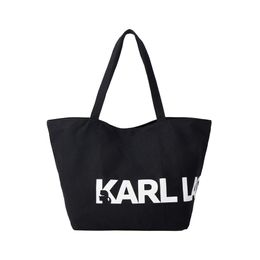 K by KARL LAGERFELD Karl Lagerfeld Shopper 'Essential' Damen Gr&ouml;&szlig;e One Size schwarz / wei&szlig;
