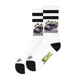 American Socks Socken 'Nascar' Herren Gr&ouml;&szlig;e 19/55 wei&szlig;