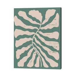Liv Corday Bild 'Green Boho Abstract' Herren Gr&ouml;&szlig;e 40x50 nude / kiwi