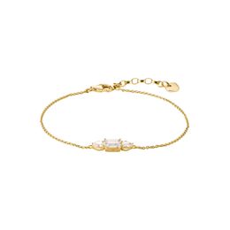 Thomas Sabo Armband Damen Gr&ouml;&szlig;e 19 goldgelb / transparent