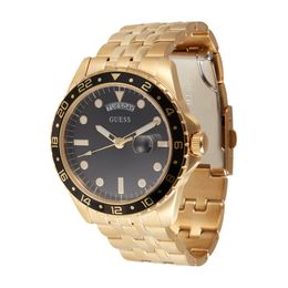 Guess Analoguhr Herren Gr&ouml;&szlig;e One Size gold / schwarz