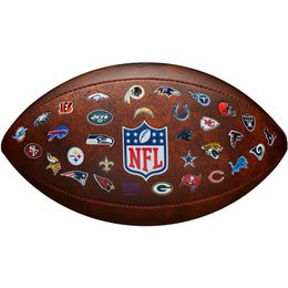Wilson Football 'NFL Off Throwback 32 Team' Herren Gr&ouml;&szlig;e one size blau / braun / rot / wei&szlig;