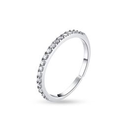 Pure Schmuck Ring 'Shine' Damen Gr&ouml;&szlig;e 44 silber