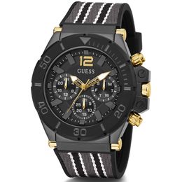 Guess Uhr Herren Gr&ouml;&szlig;e One Size grau / schwarz / wei&szlig;