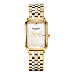Parte Di Me Uhr Damen Gr&ouml;&szlig;e One Size gold / silber / perlwei&szlig;