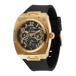Guess Uhr Herren Gr&ouml;&szlig;e One Size gold / schwarz