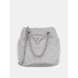 Guess Beuteltasche 'Sofia' Damen Gr&ouml;&szlig;e One Size silber