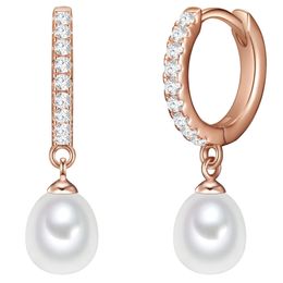 Valero Pearls Ohrringe Damen Gr&ouml;&szlig;e One Size rosegold / perlwei&szlig;