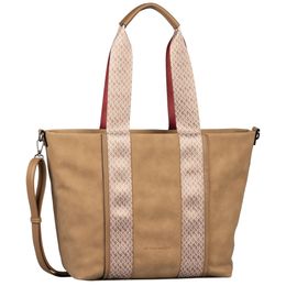 Tom Tailor Shopper Damen Gr&ouml;&szlig;e One Size camel / pink