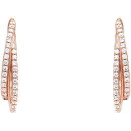Amor Ohrringe Damen Gr&ouml;&szlig;e One Size rosegold / transparent