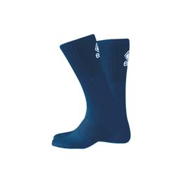 Errea Sportsocken 'Calze' Jungen Gr&ouml;&szlig;e 122/128 enzian / wei&szlig;