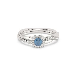 Diam Addict Ring Damen Gr&ouml;&szlig;e 54 blau / wei&szlig;