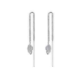 Elli Ohrringe Ear Chain, Feder Damen Gr&ouml;&szlig;e One Size silber