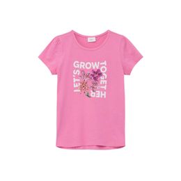 s.Oliver T-Shirt M&auml;dchen Gr&ouml;&szlig;e 92 gr&uuml;n / pink / rosa / wei&szlig;