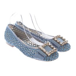 Roger Vivier Halbschuhe Damen Gr&ouml;&szlig;e 40 blau