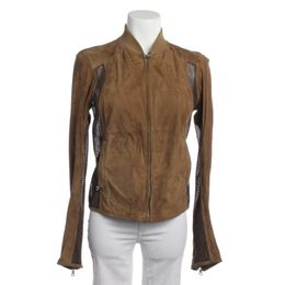 Prada Lederjacke / Ledermantel Damen Gr&ouml;&szlig;e M braun