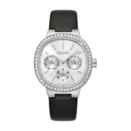 DKNY Uhr 'Evening' Damen Gr&ouml;&szlig;e One Size schwarz / silber